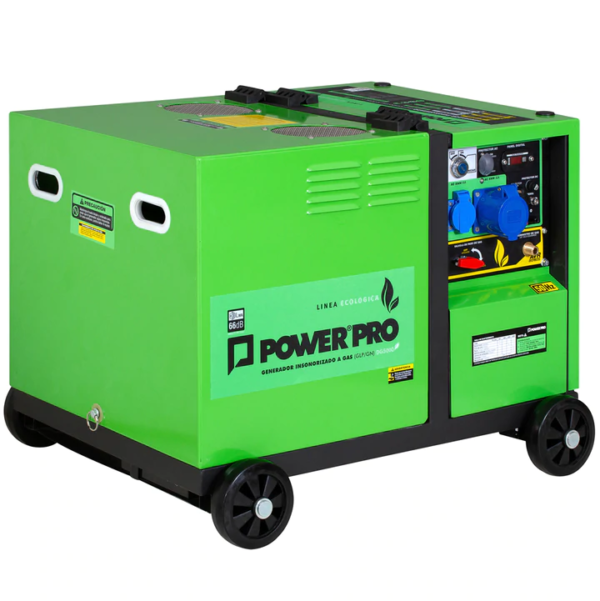 GENERADOR ELÉCTRICO POWER PRO DG5000D 5KVA GAS Equisol Spa - Equpos y ...